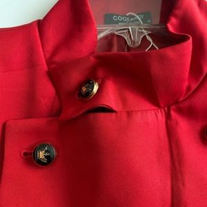 Jackets & Coats | Red Military Button Jacket Blazer Marine Coat | Poshmark